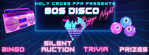 80’s Disco Bingo Night - My School Event