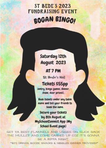 BOGAN BINGO – My School Event
