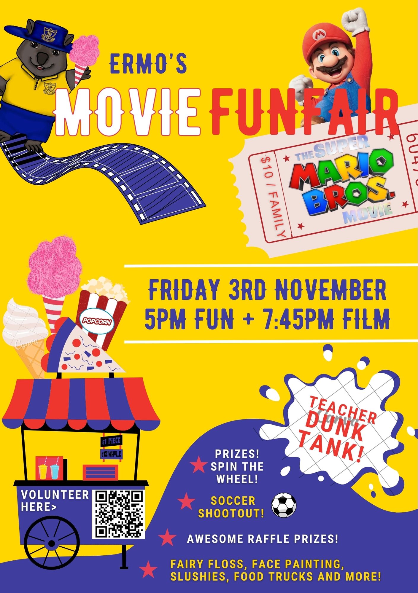 Ermo’s Movie Fun Fair - My School Event